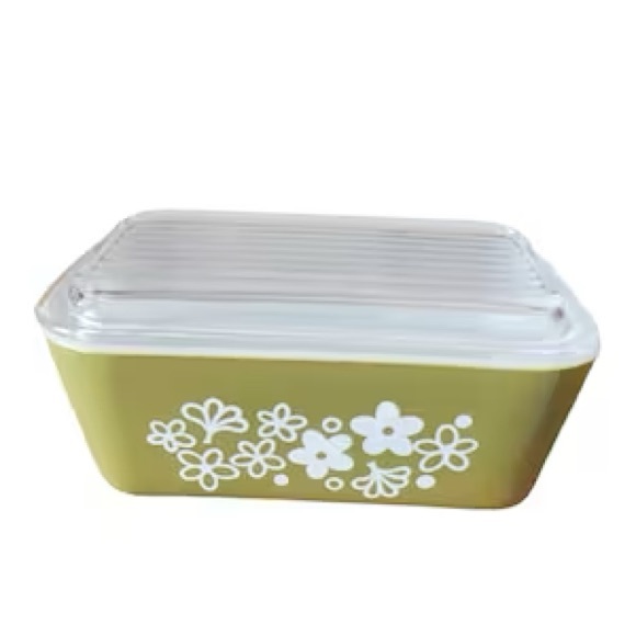 Pyrex | Kitchen | Vintage Pyrex Springblossom Crazy Daisy Refrigerator ...
